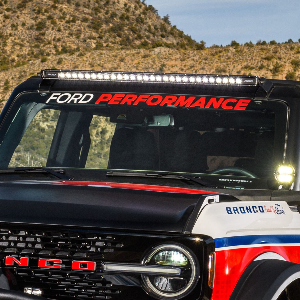 Ford Performance Bronco Windshield Banner - RTR Vehicles