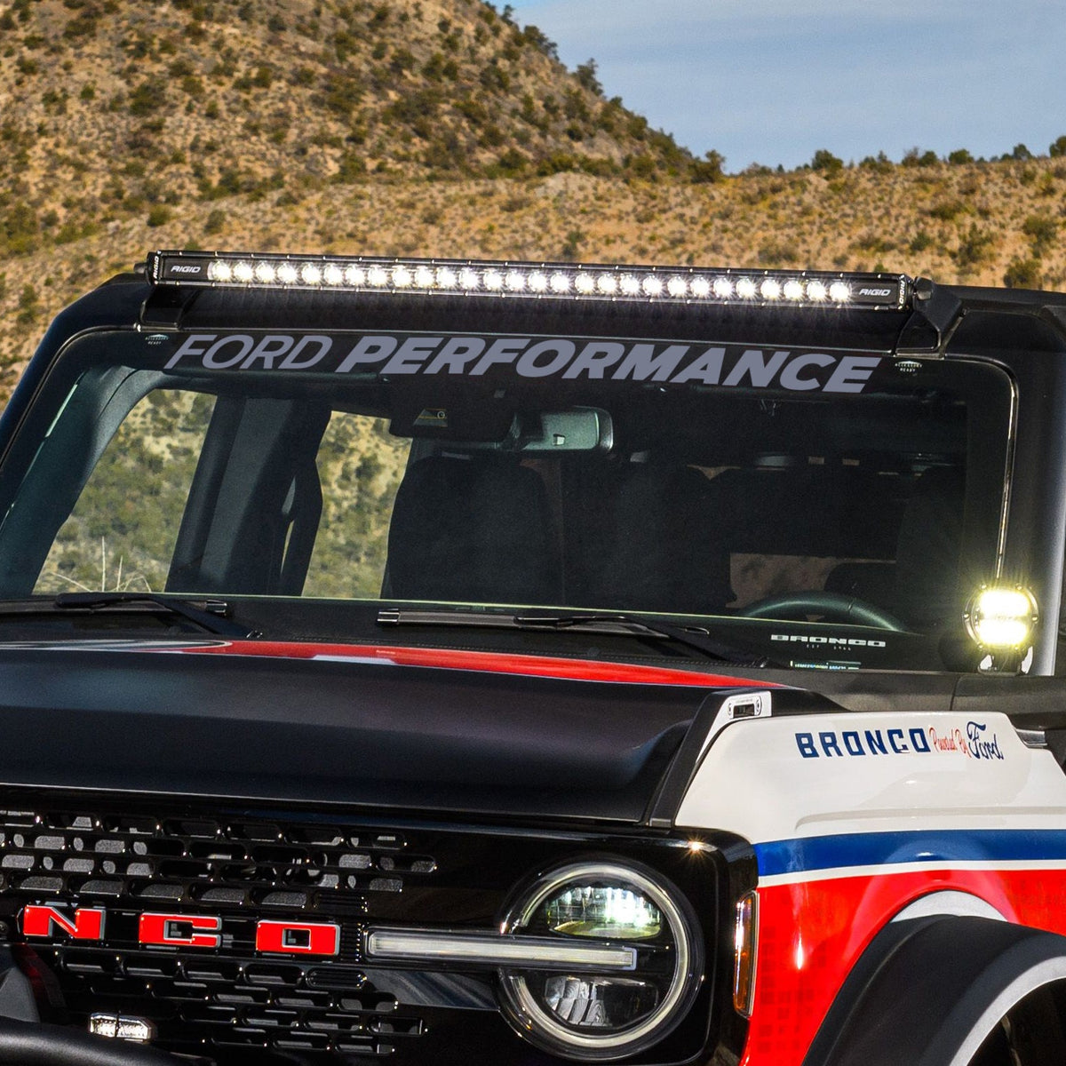 Ford Performance Bronco Windshield Banner - RTR Vehicles