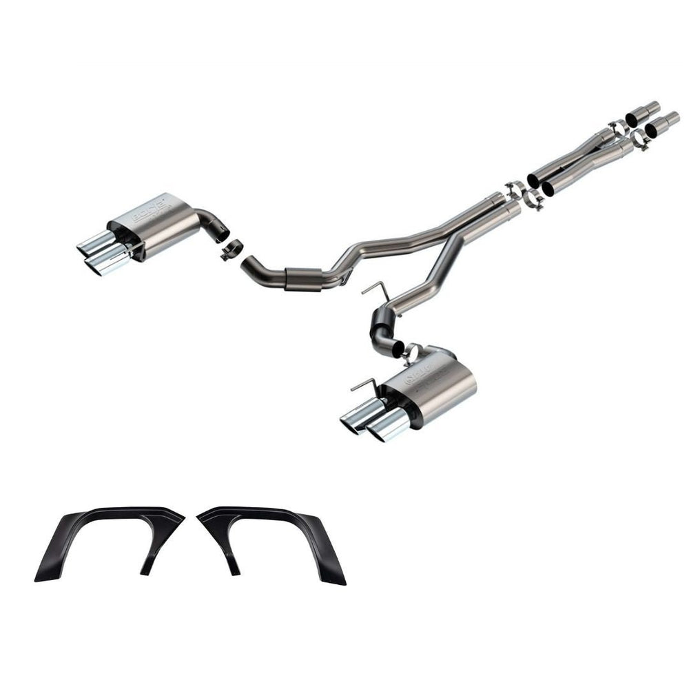 RTR Quad Tip Conversion & Borla ATAK Exhaust Kit (24+ Mustang GT) - RTR ...