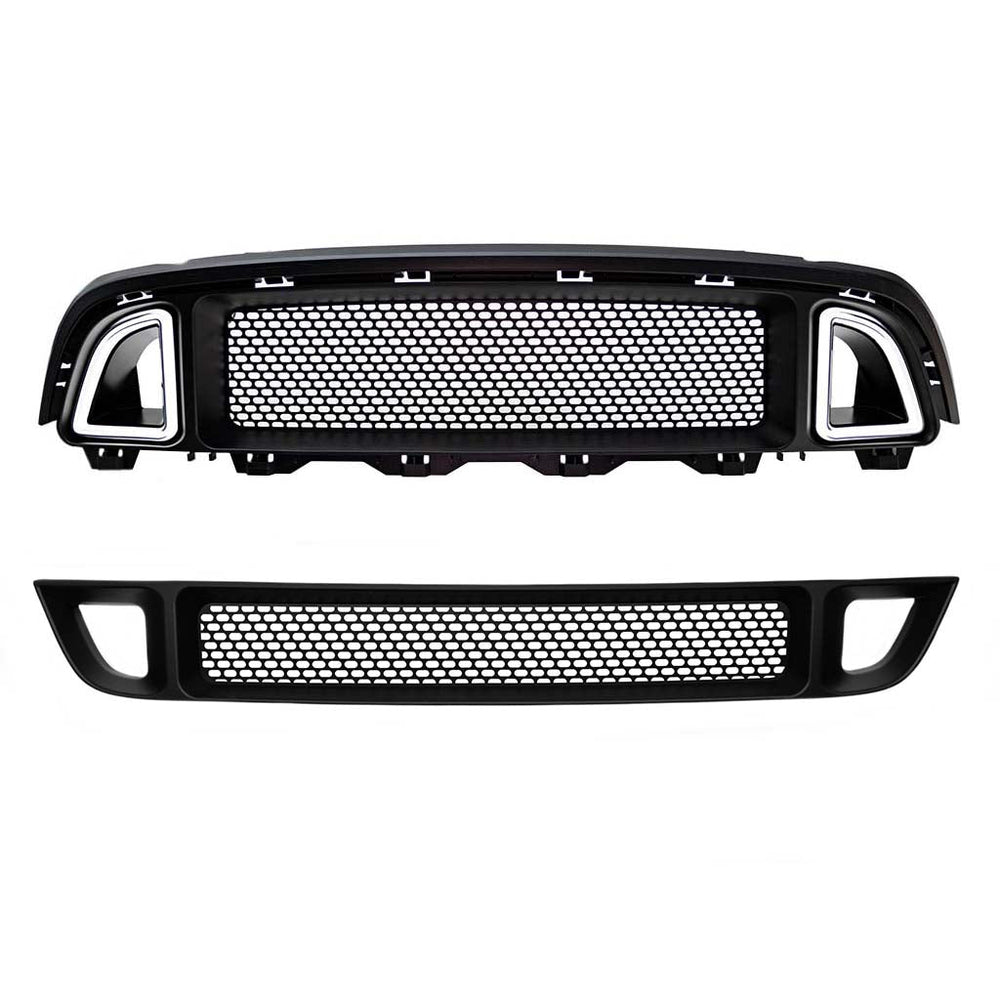 RTR Upper Grille with Signature LED Accent Lights & Lower Grille Bundle ...